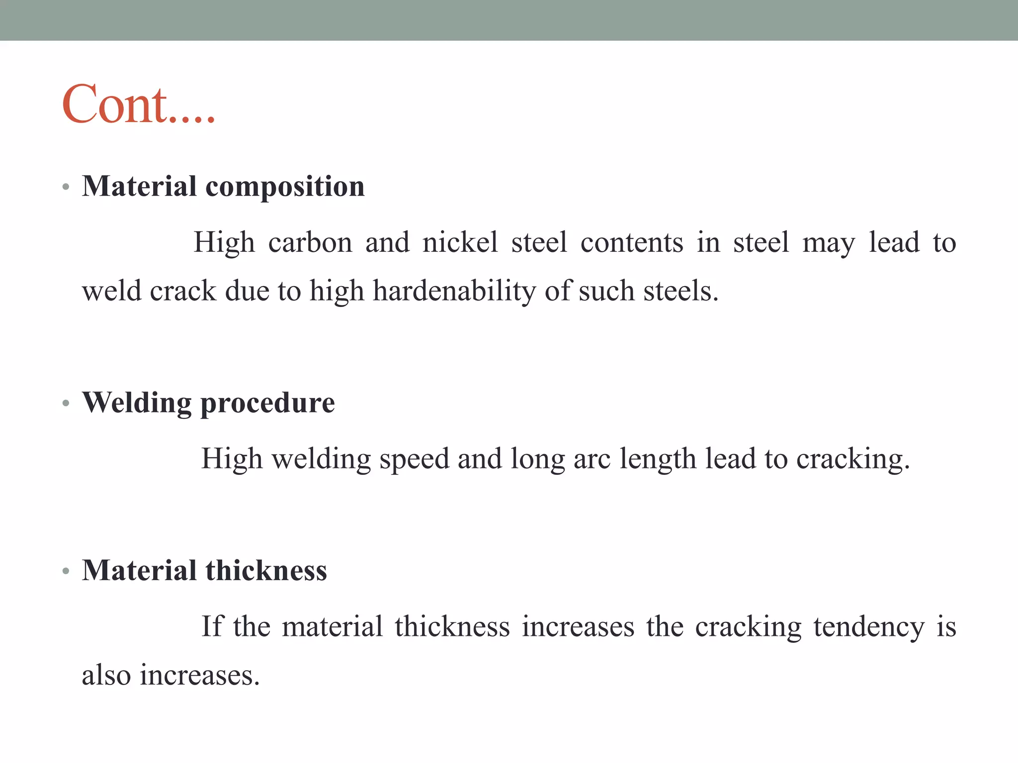 HOT CRACKS AND COLD CRACKS (Welding) | PDF