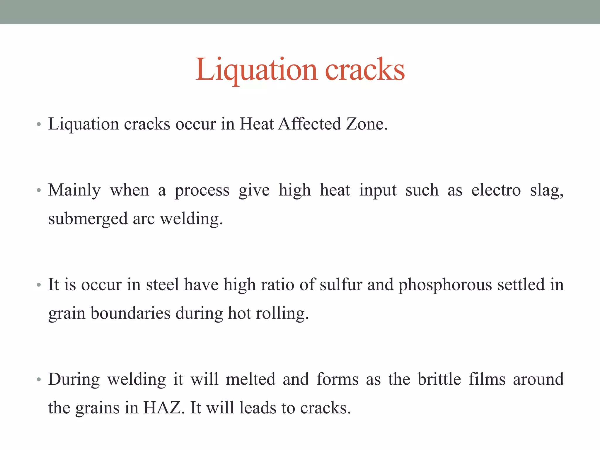 HOT CRACKS AND COLD CRACKS (Welding) | PDF