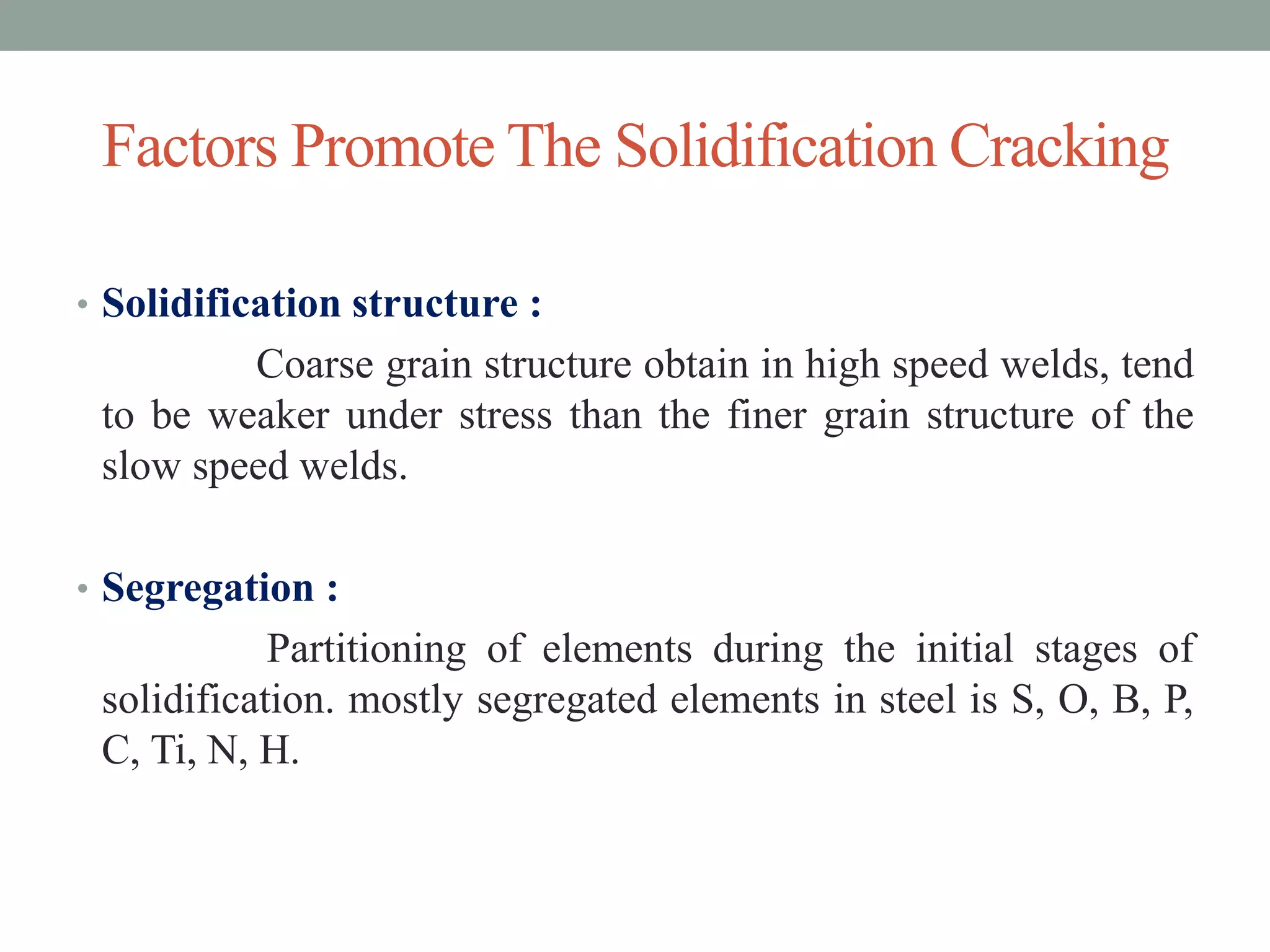 HOT CRACKS AND COLD CRACKS (Welding) | PDF