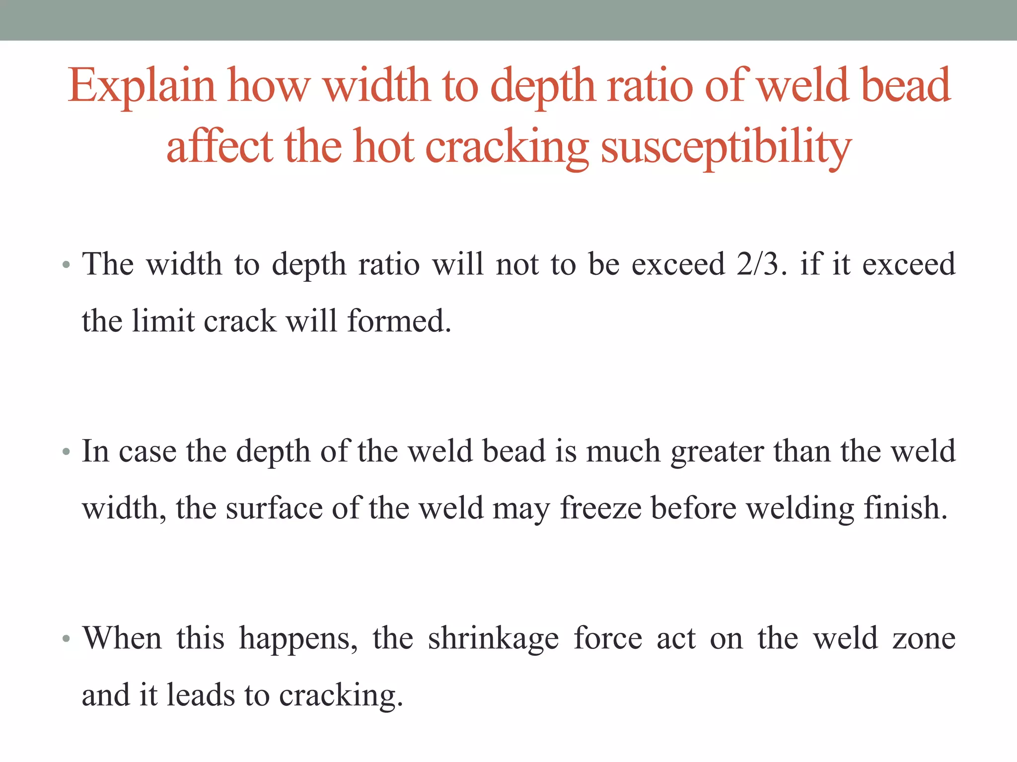 HOT CRACKS AND COLD CRACKS (Welding) | PDF