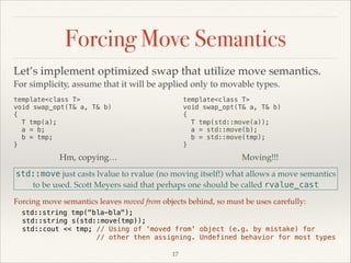 [OLD VERSION, SEE DESCRIPTION FOR NEWER VERSION LINK] Hot C++: Rvalue References And Move ...