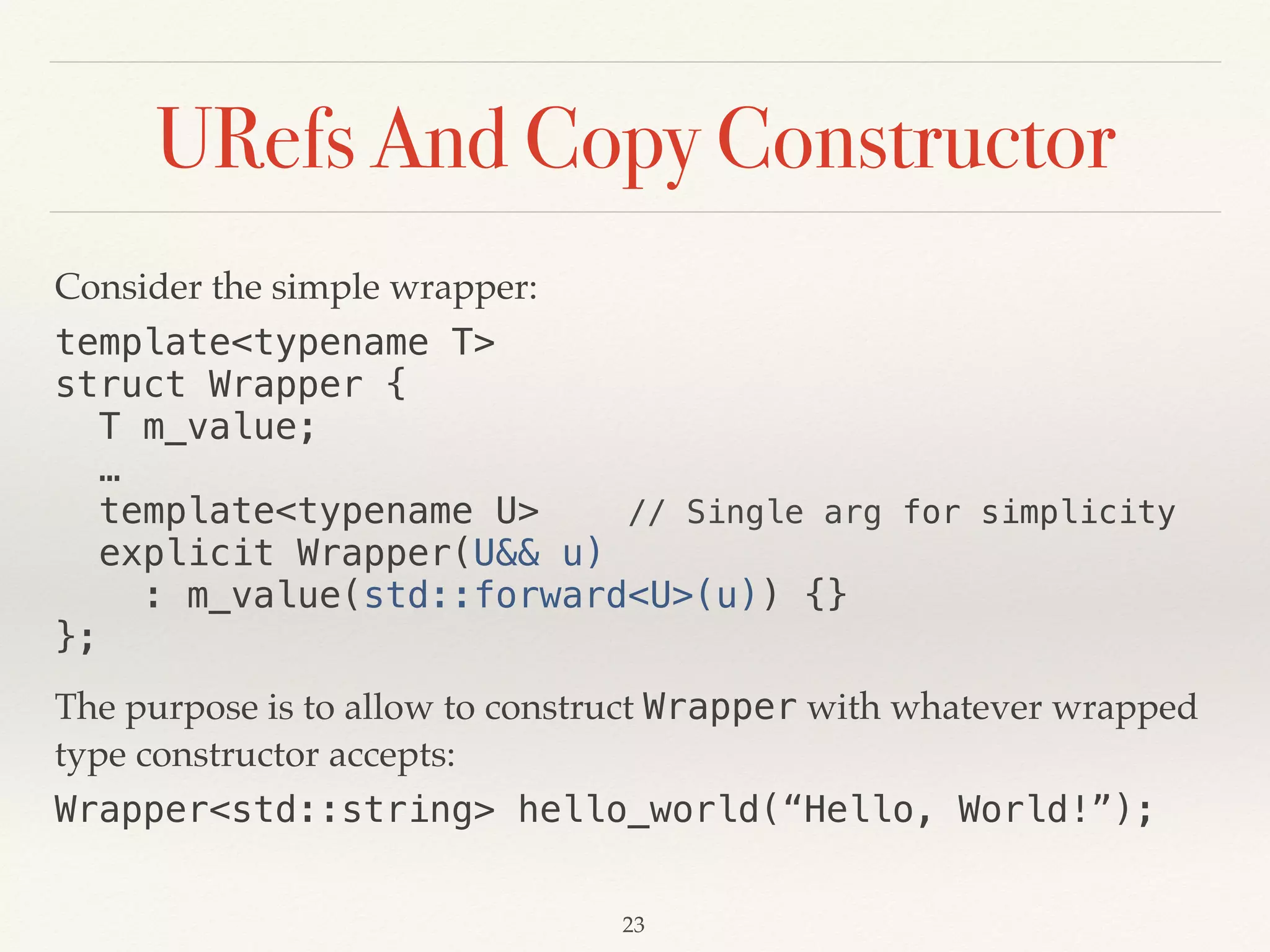 Hot С++: Universal References And Perfect Forwarding | PPT