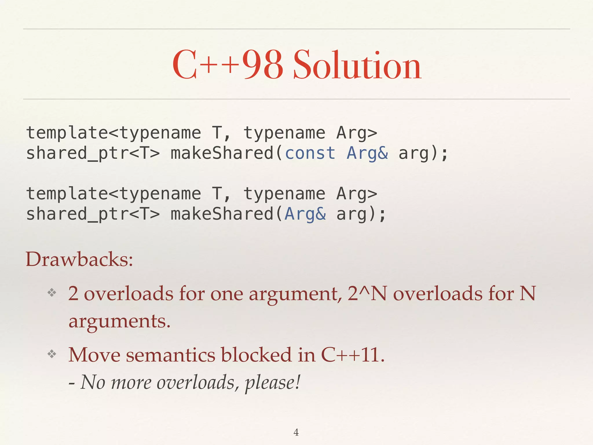Hot С++: Universal References And Perfect Forwarding | PPT