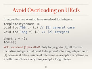Hot С++: Universal References And Perfect Forwarding | PPT