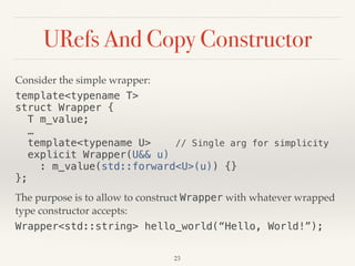 Hot С++: Universal References And Perfect Forwarding | PPT