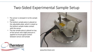 Hot Disk Transient Plane Source Technique - Thermal Conductivity | PPT