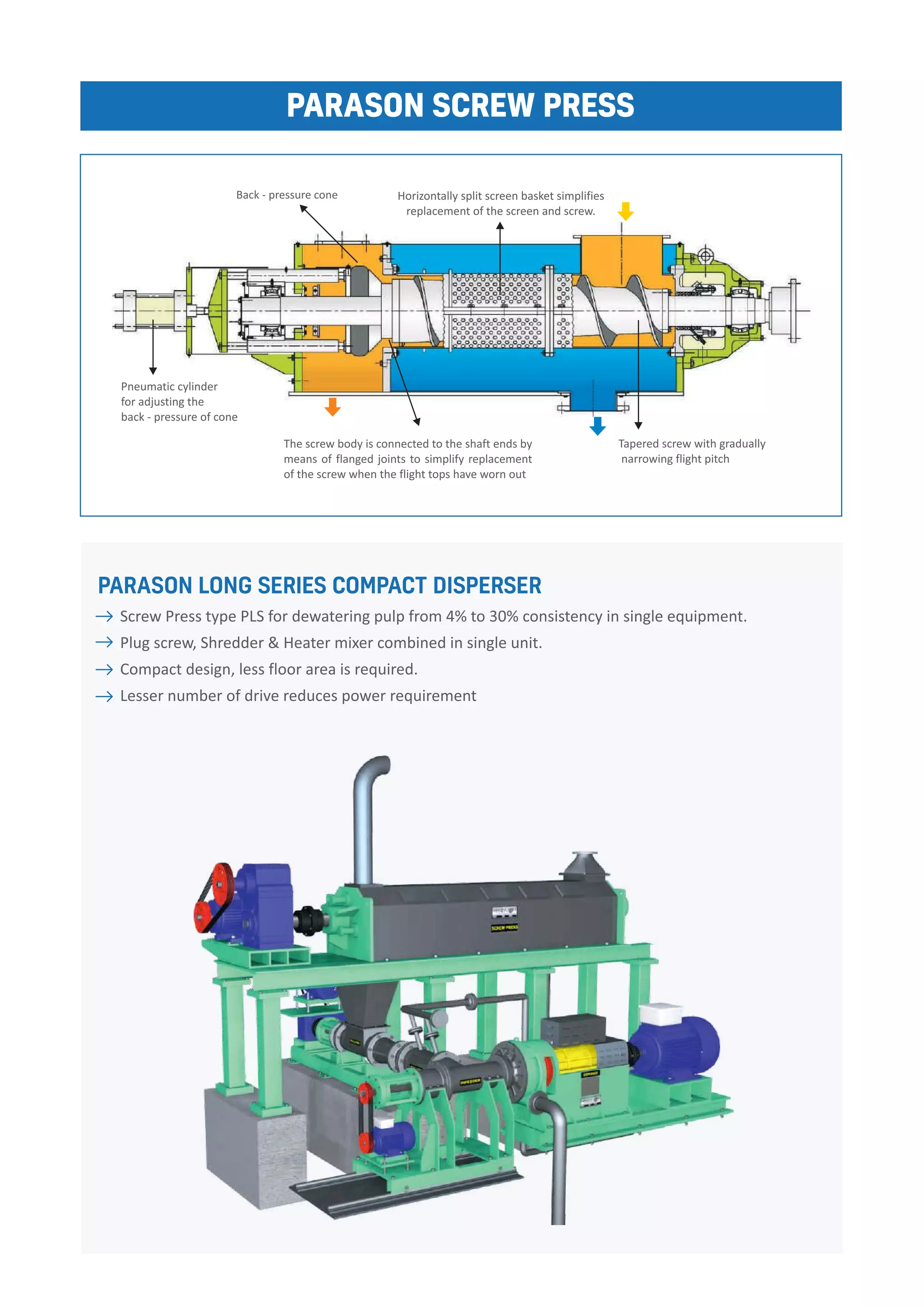 Pressurized Hot Disperser Unit - Paper Pulp Machinery | PDF