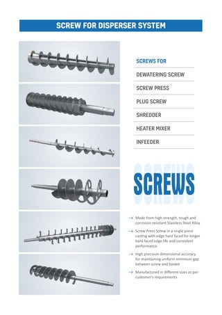 Pressurized Hot Disperser Unit - Paper Pulp Machinery | PDF