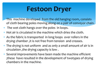 Hot drying in textile finishing | PPTX