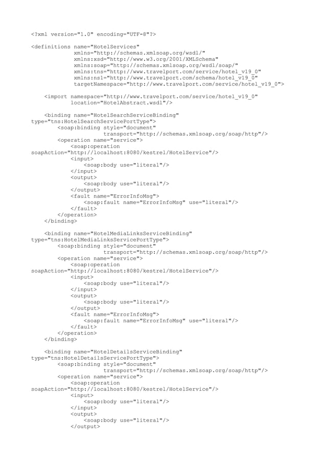 Example wsdl file | TXT | Web Development | Internet