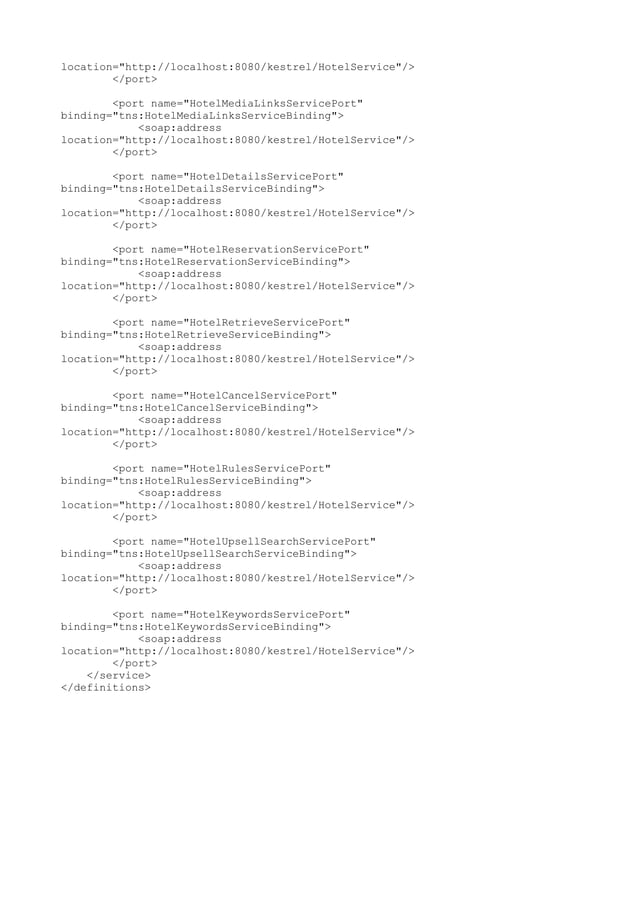 Example wsdl file | TXT | Web Development | Internet