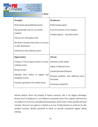 Hotel business-plan-sample | PDF