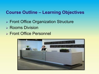 Hotel Front Office Department | PPSX