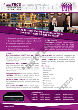 Hotel IP PBX | PDF
