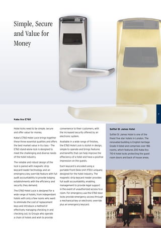 Hotel locks | PDF