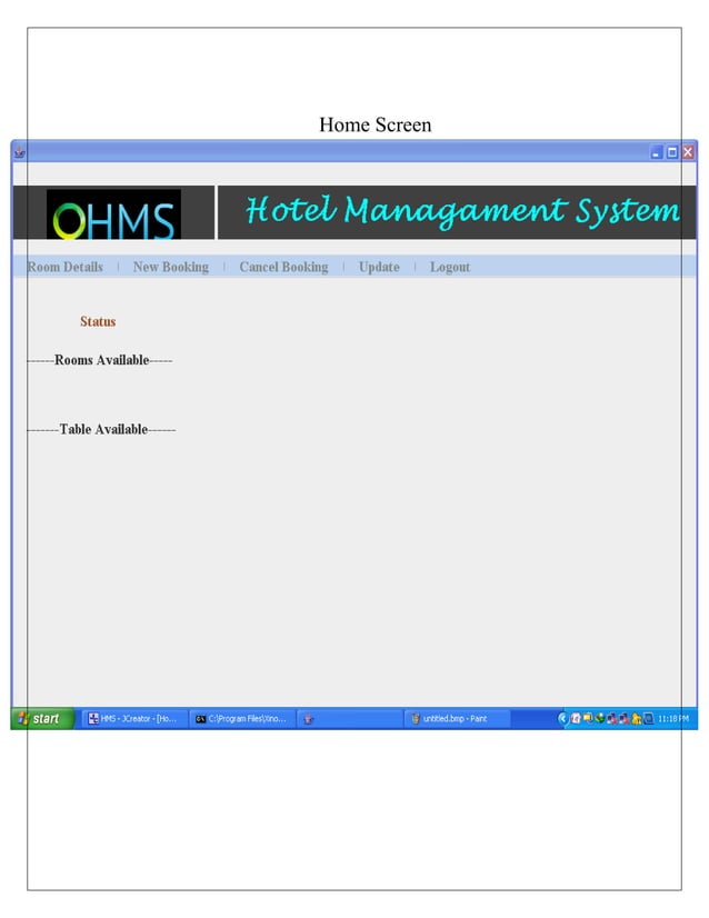 Hotel management-system-hms | DOC | Computer Software and Applications ...