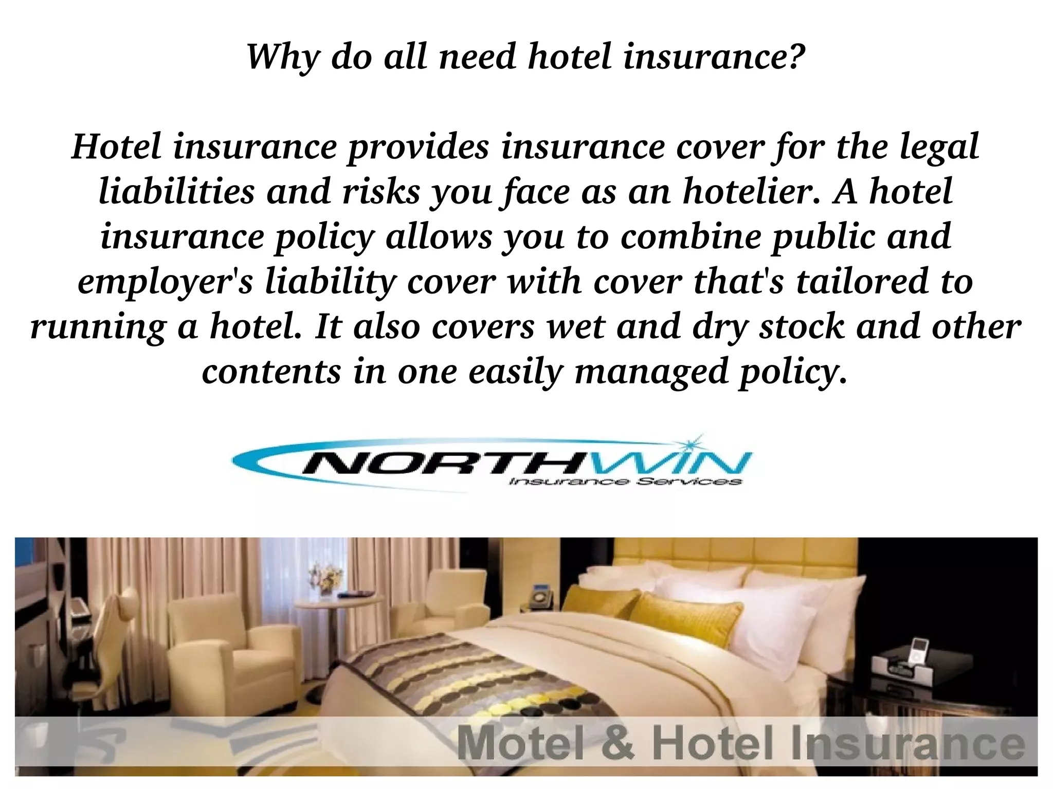 Hotel Motel Insurance | PPT