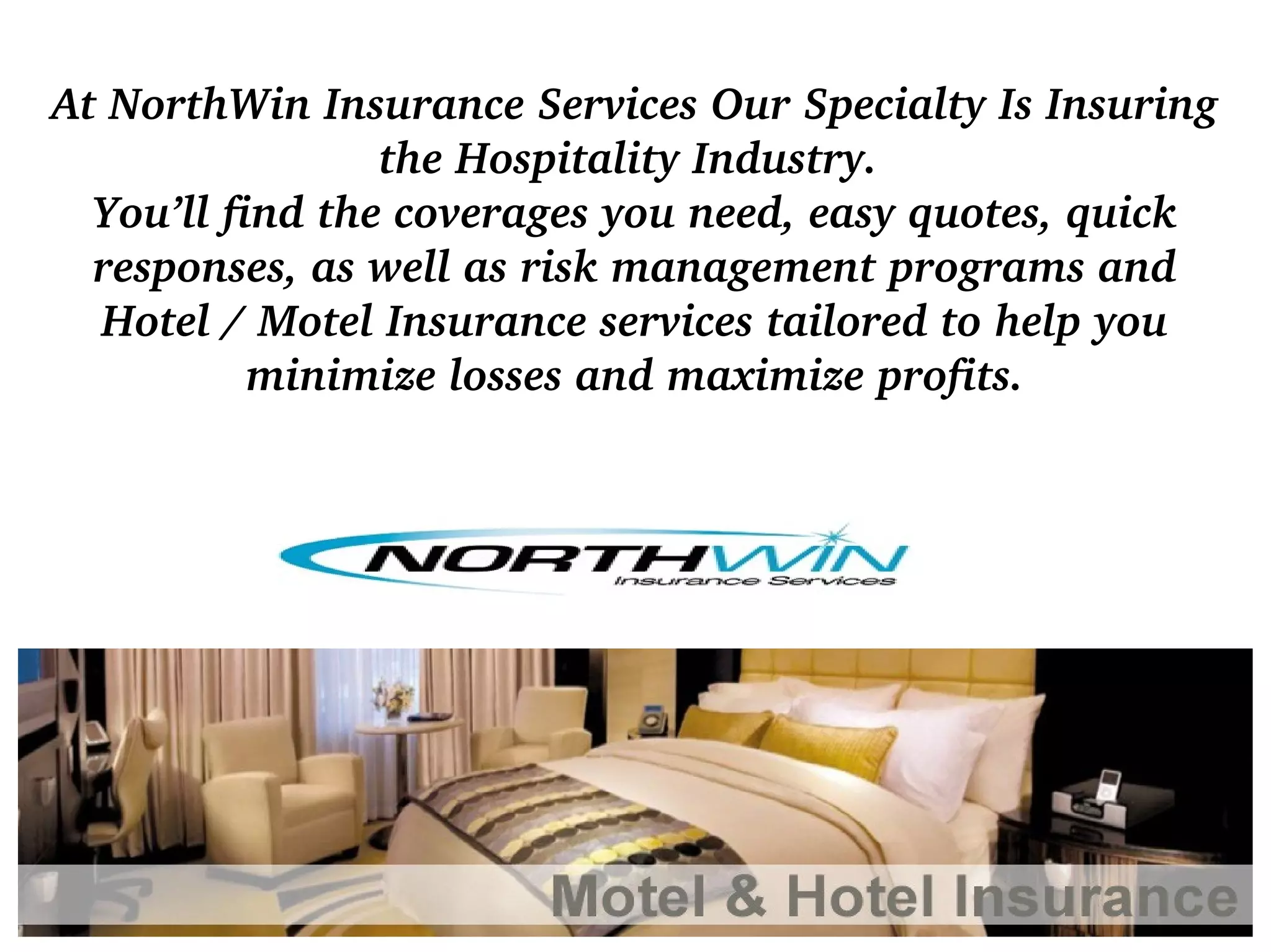 Hotel Motel Insurance | PPT