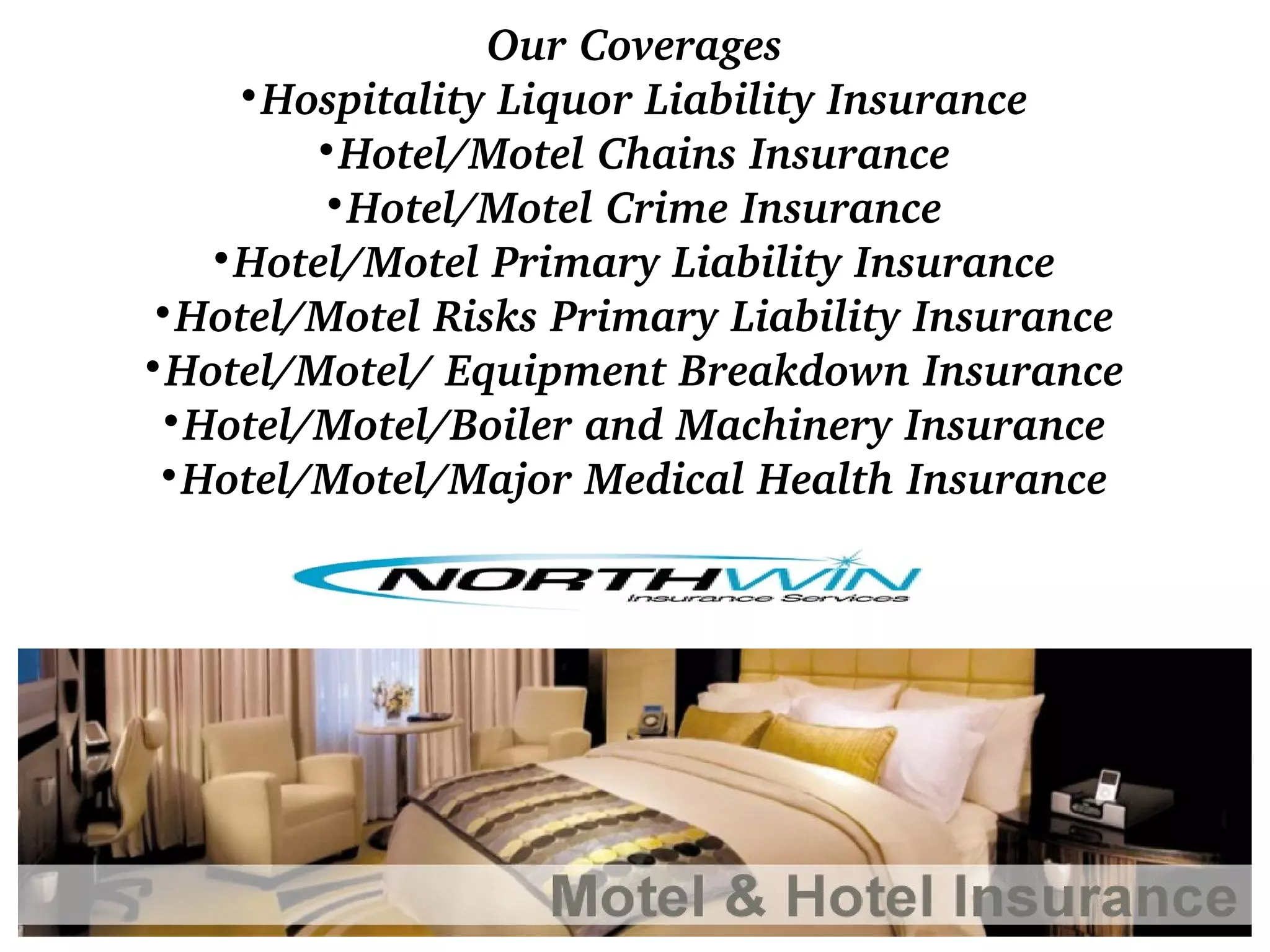 Hotel Motel Insurance | PPT