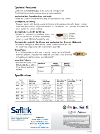 Hotel safes-brochure | PDF