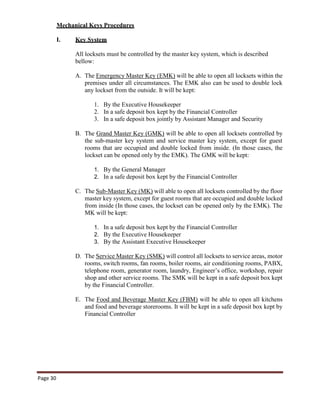 Hotel Accounting Standard Manual | PDF