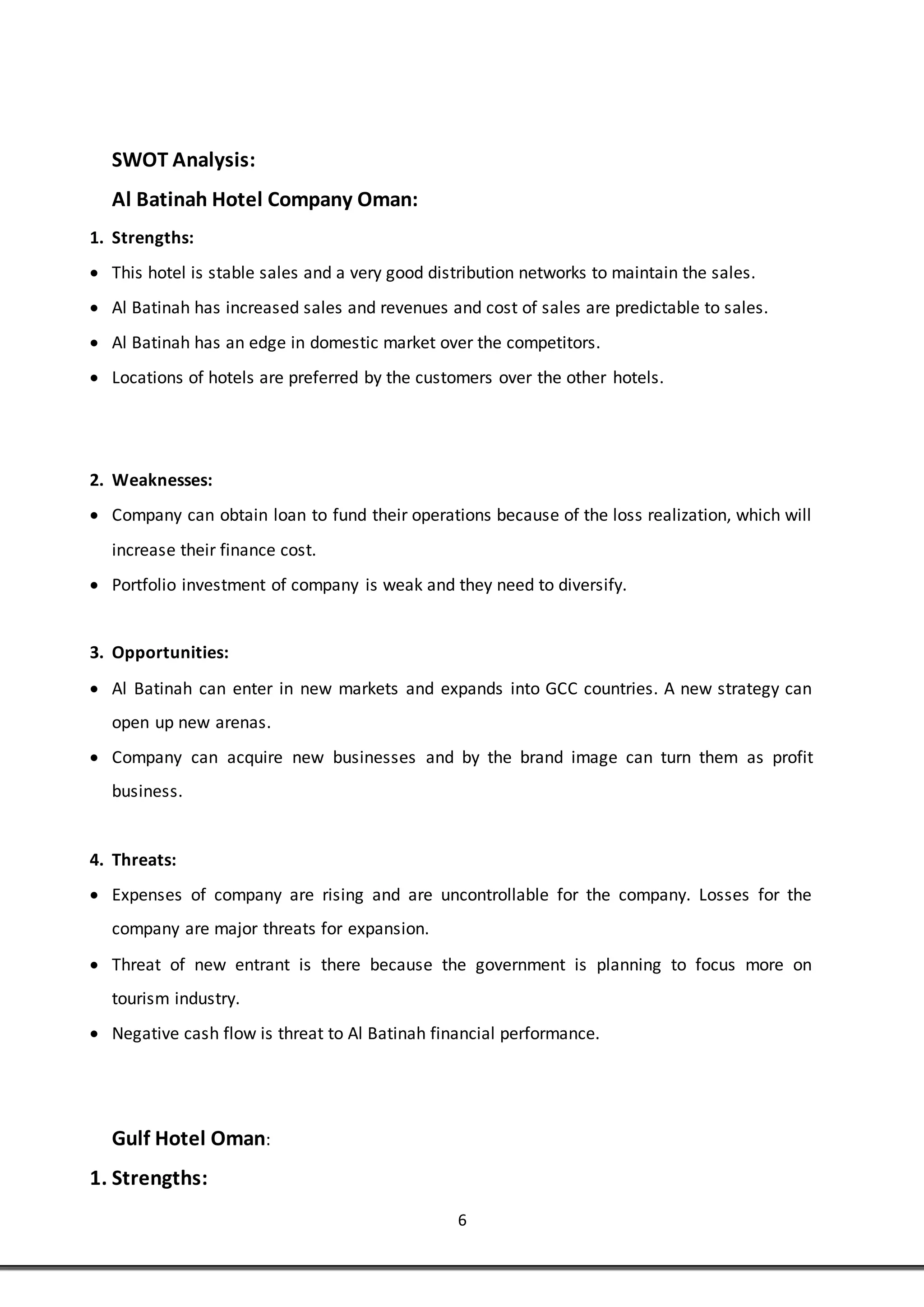 Hotel analysis | DOCX