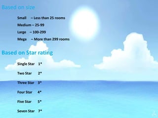 Hotel and classification of hotels | PPTX