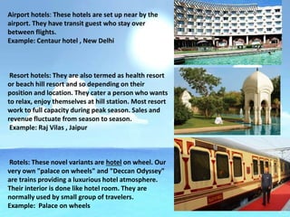 Hotel and classification of hotels | PPTX