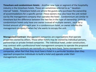 Hotel and classification of hotels by heena tomar | PPTX