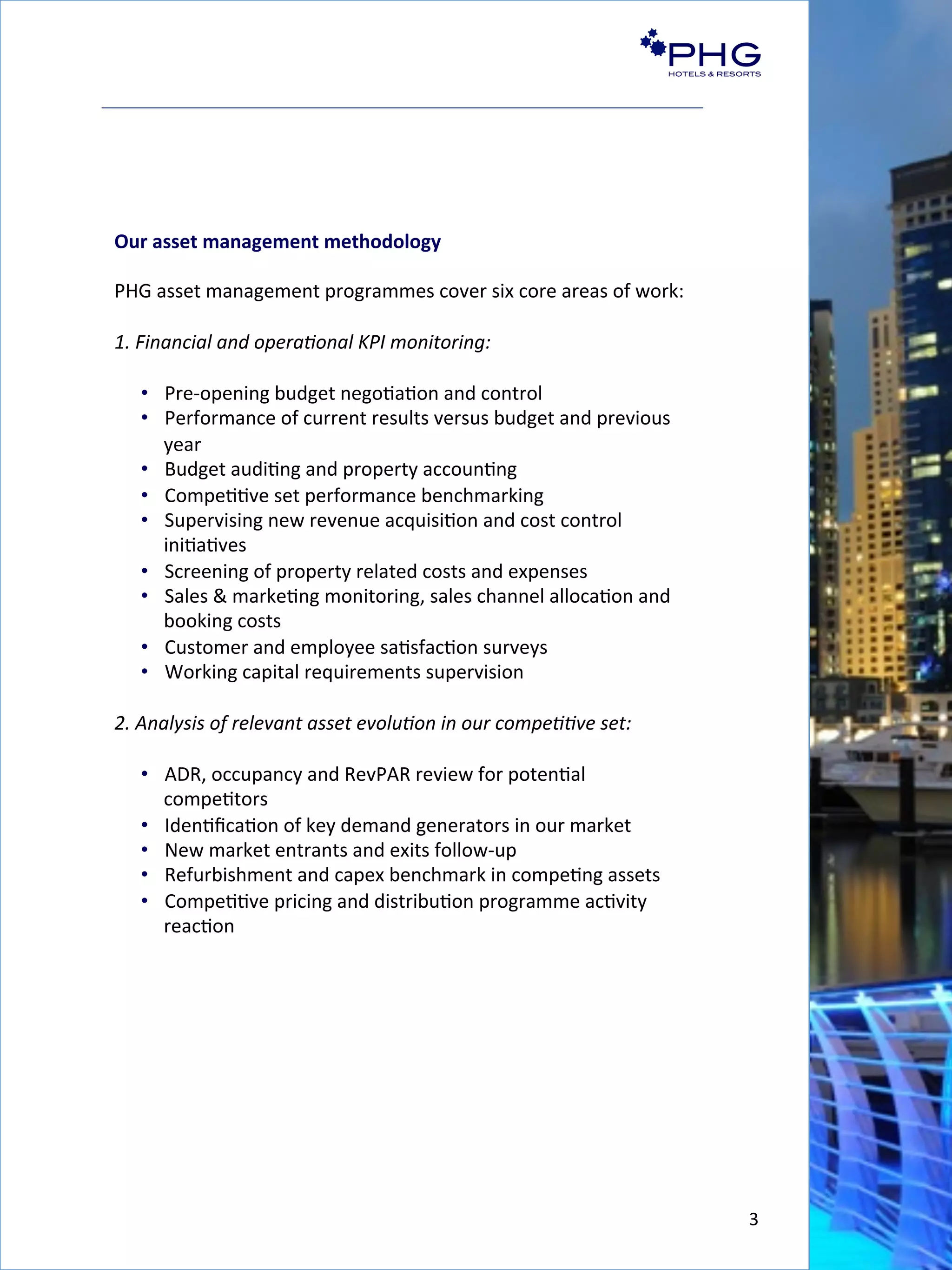 Hotel asset management - PHG | PDF