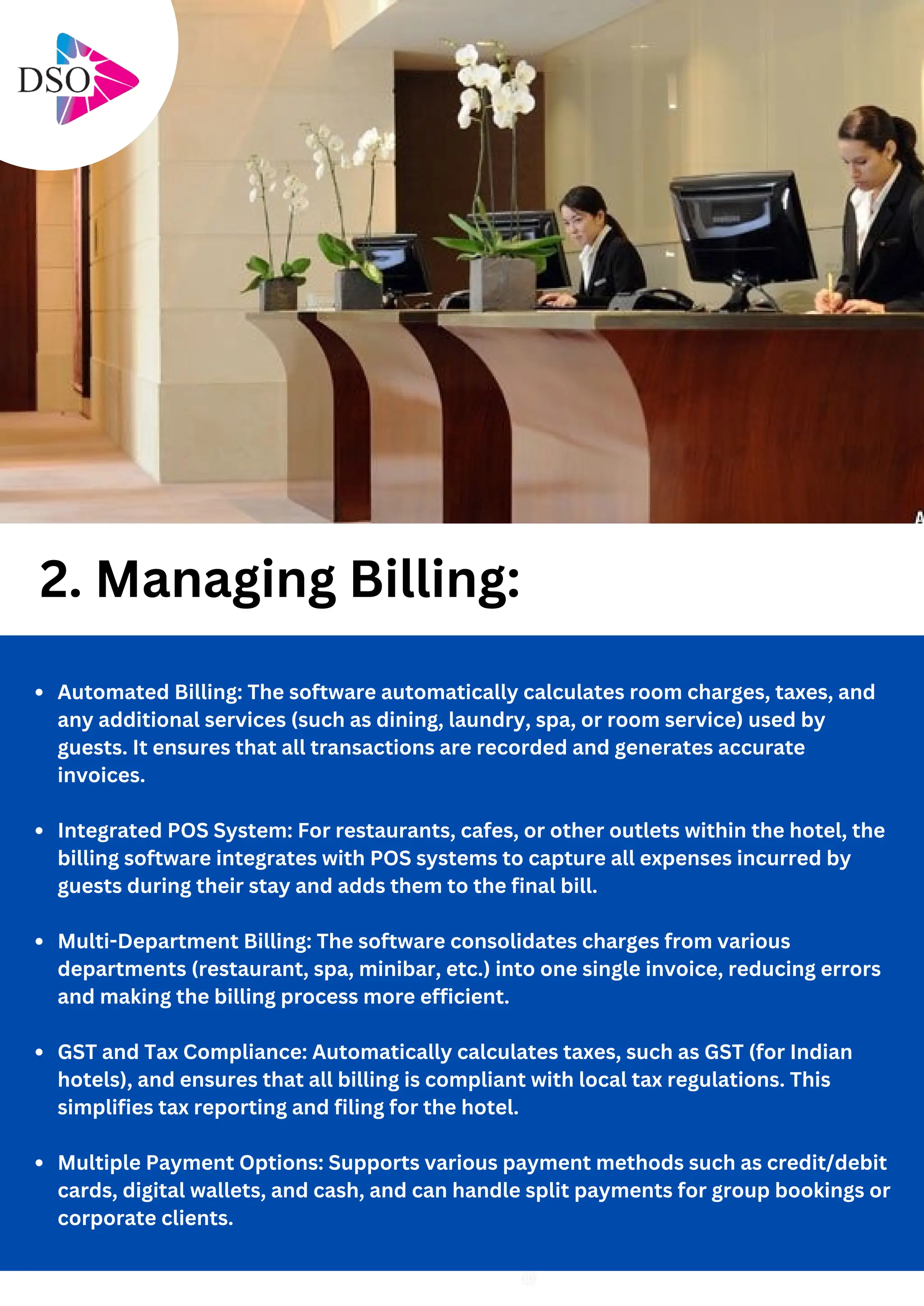 Hotel Billing Software in India - DSO Software | PDF