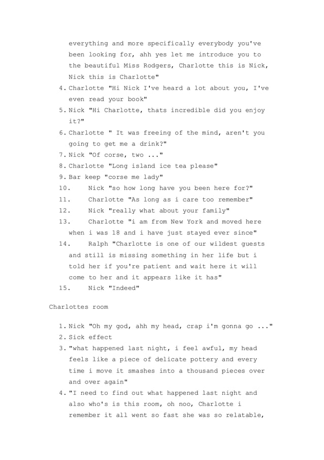 Hotel california script | PDF