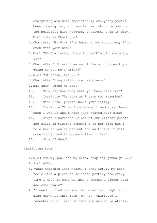 Hotel california script