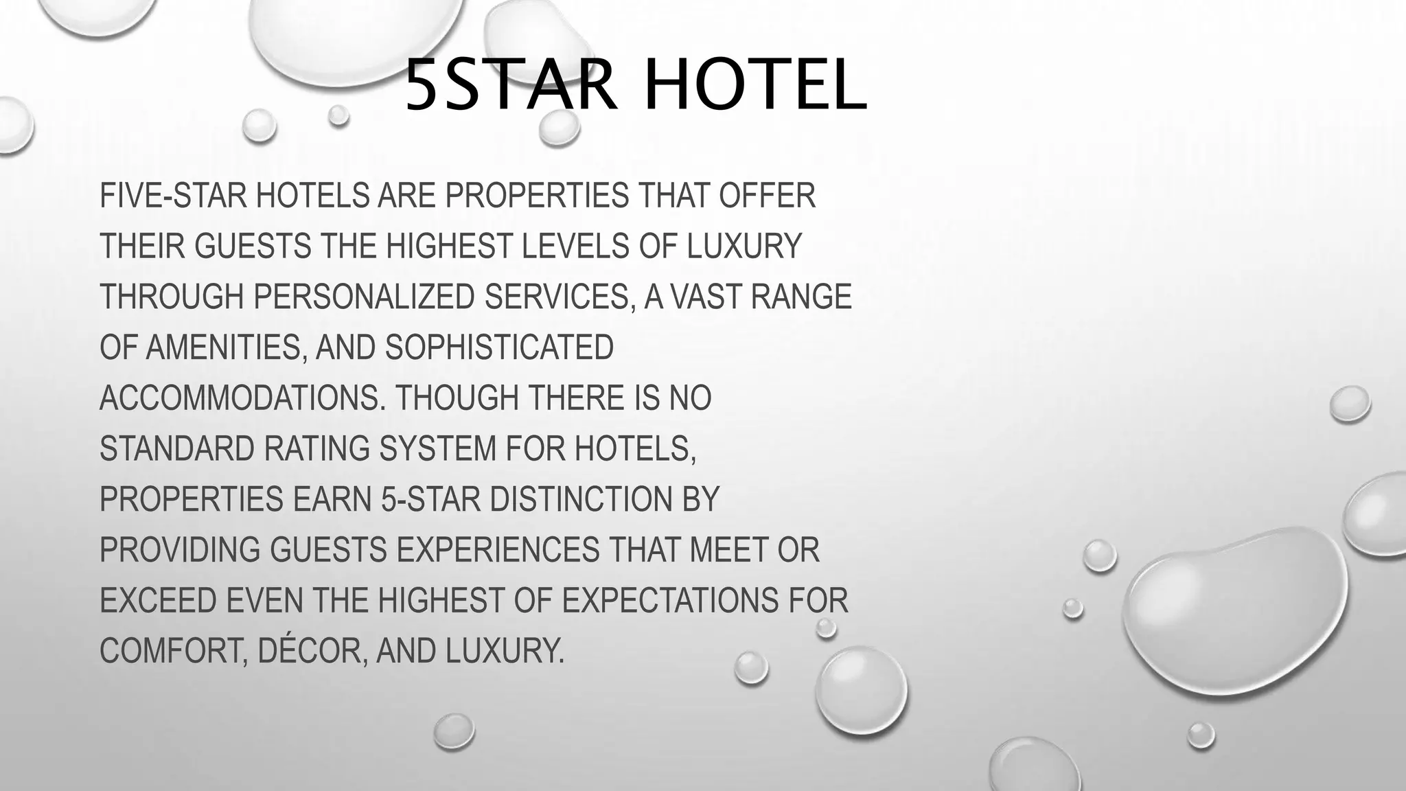 HOTEL Categories.pptx | Hotels and Motels | Travel Type