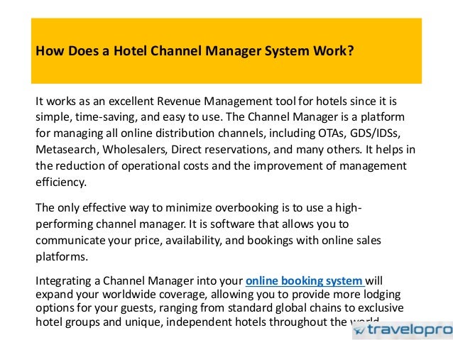 Hotel Channel Manager | PPT