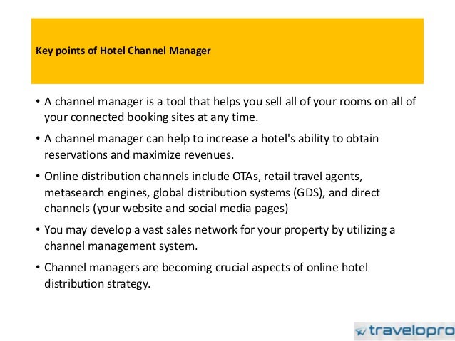 Hotel Channel Manager | PPT