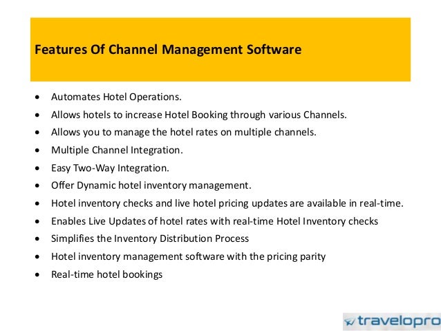 Hotel Channel Manager | PPT