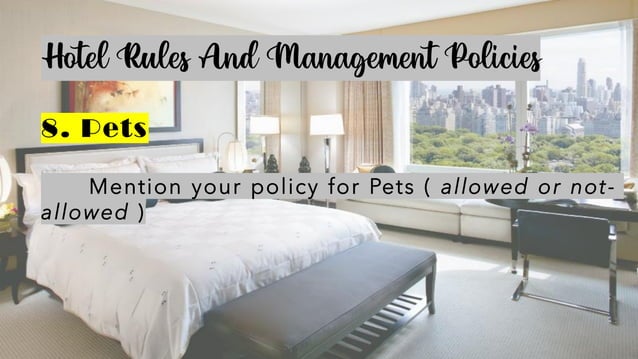 Hotel codes, rules and regulations | PDF | Hospitality Industry ...