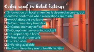 Hotel codes, rules and regulations | PDF