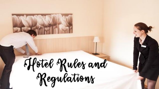Hotel codes, rules and regulations | PDF | Hospitality Industry ...