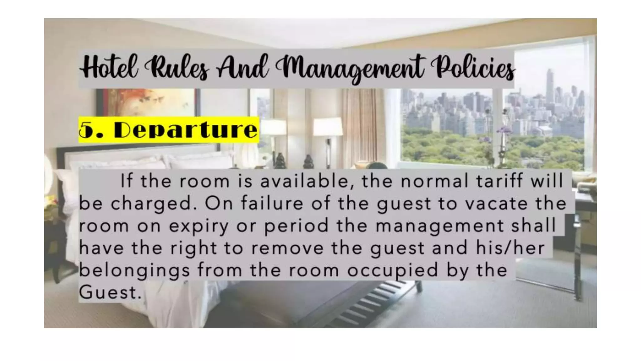 Hotel Codes, Rules & Regulation.pptx