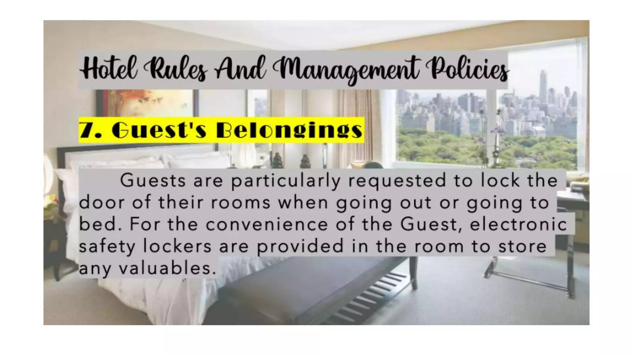 Hotel Codes, Rules & Regulation.pptx