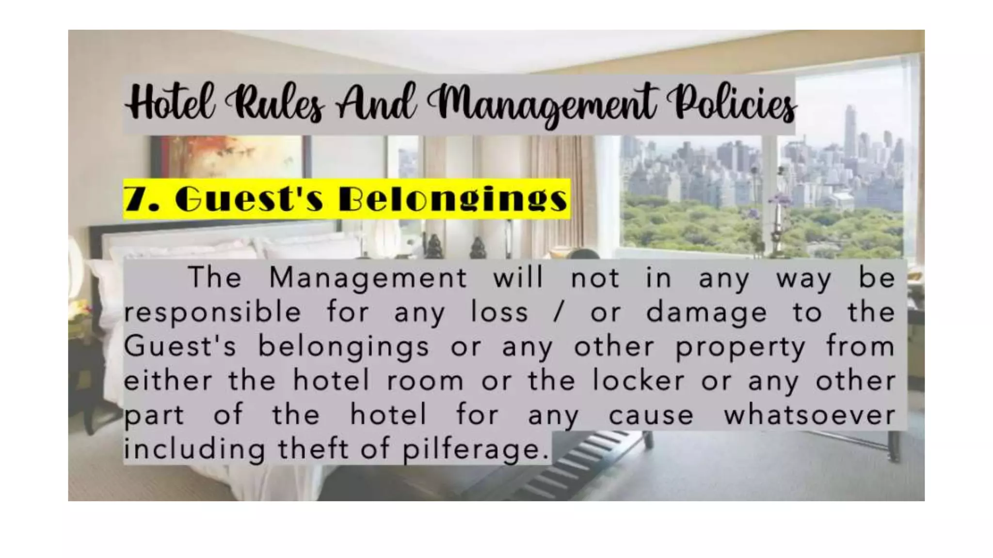 Hotel Codes, Rules & Regulation.pptx