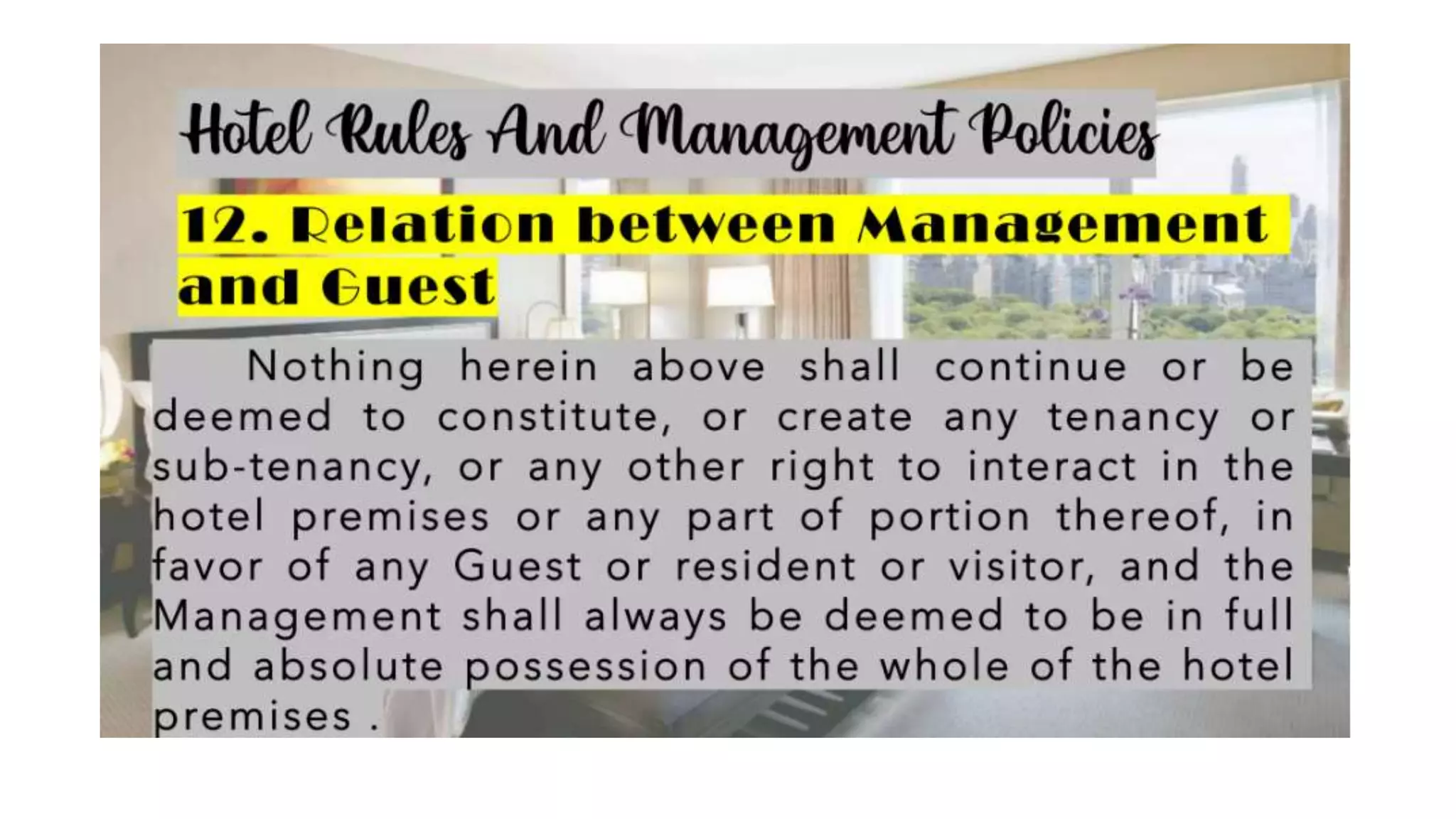 Hotel Codes, Rules & Regulation.pptx
