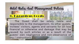 Hotel Codes, Rules & Regulation.pptx
