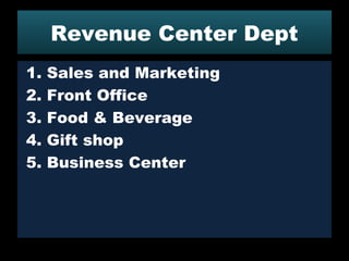 Hotel department | PPT
