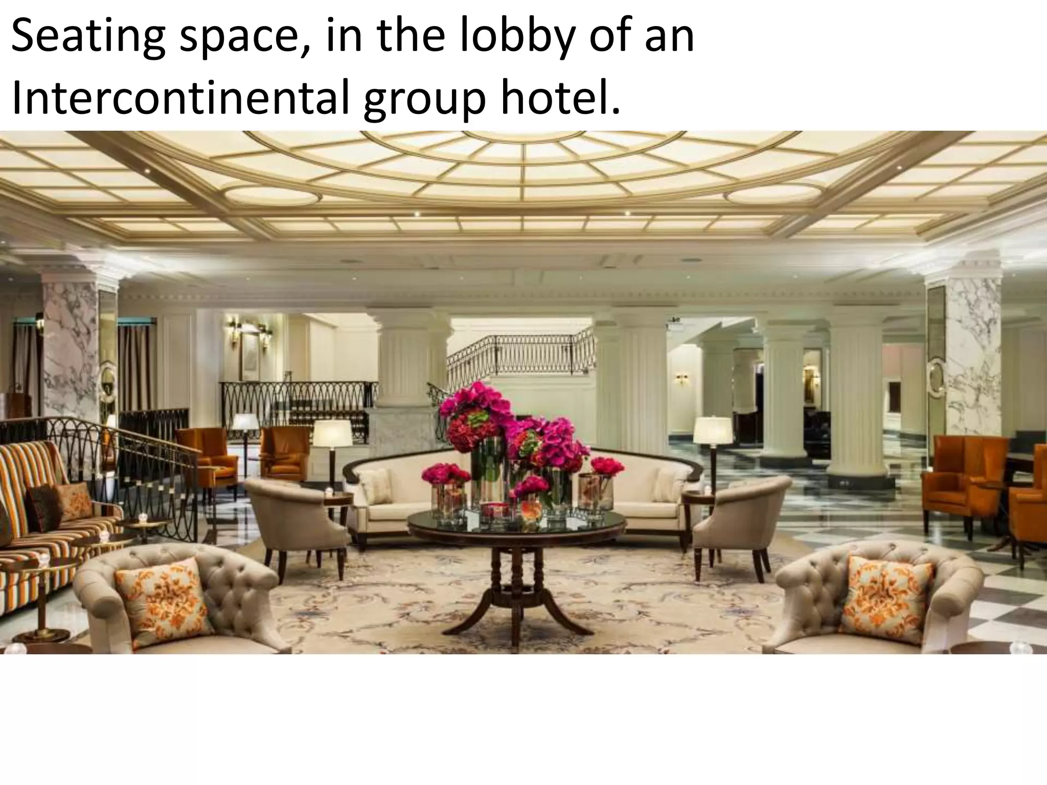 Hotel entrance, lobby layout; front office | PPTX