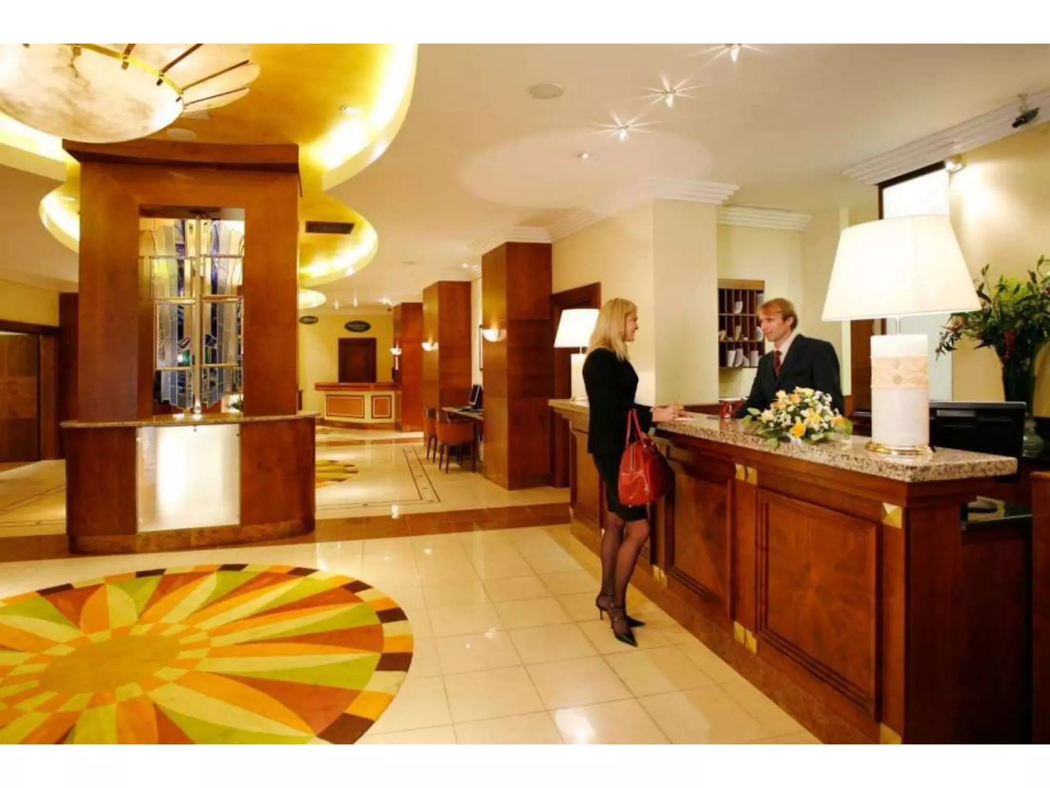 Hotel entrance, lobby layout; front office | PPTX