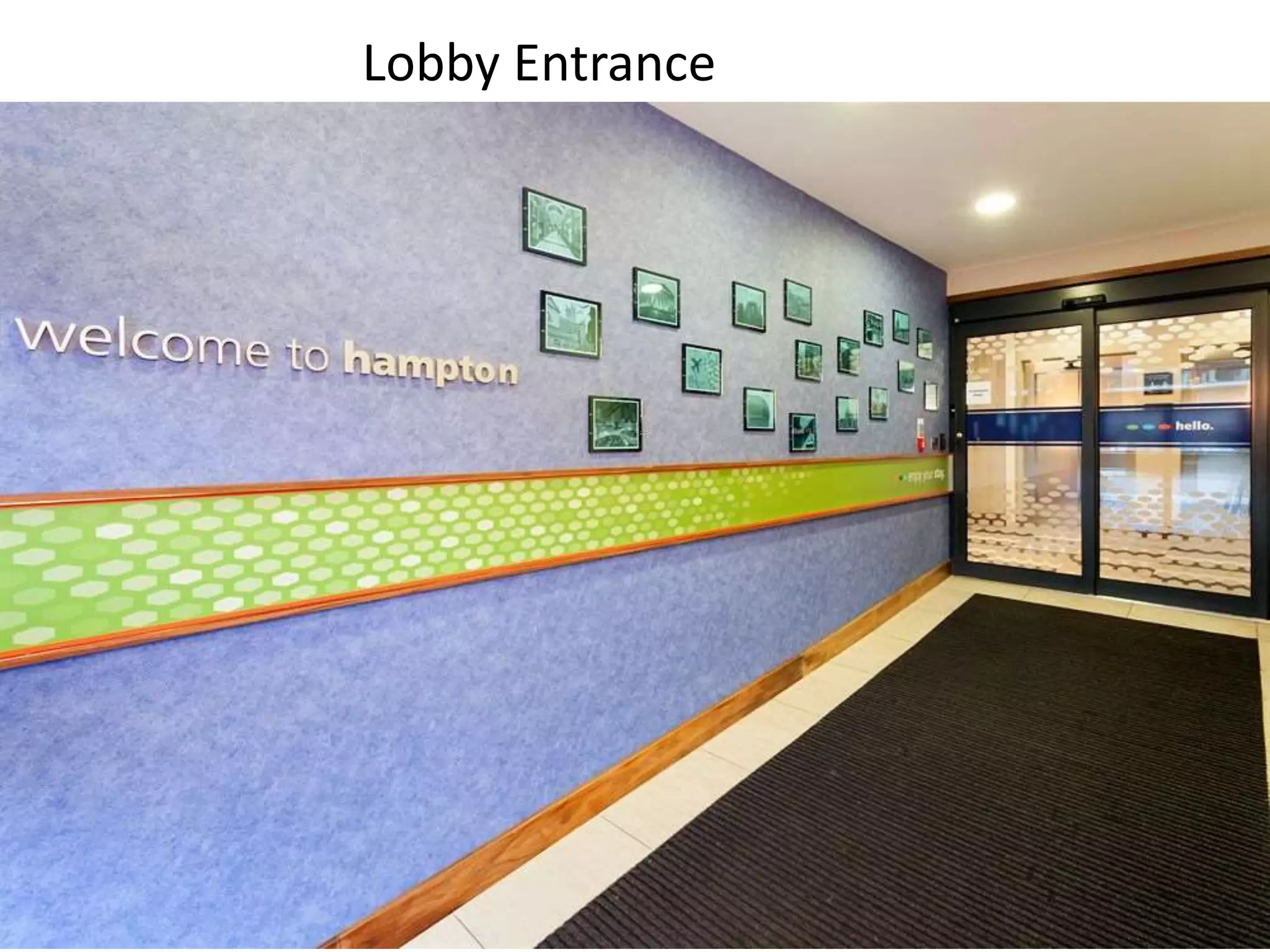 Hotel entrance, lobby layout; front office | PPTX