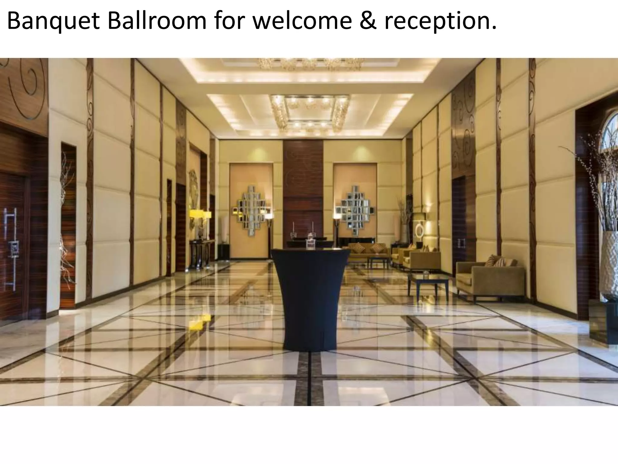 Hotel entrance, lobby layout; front office | PPTX